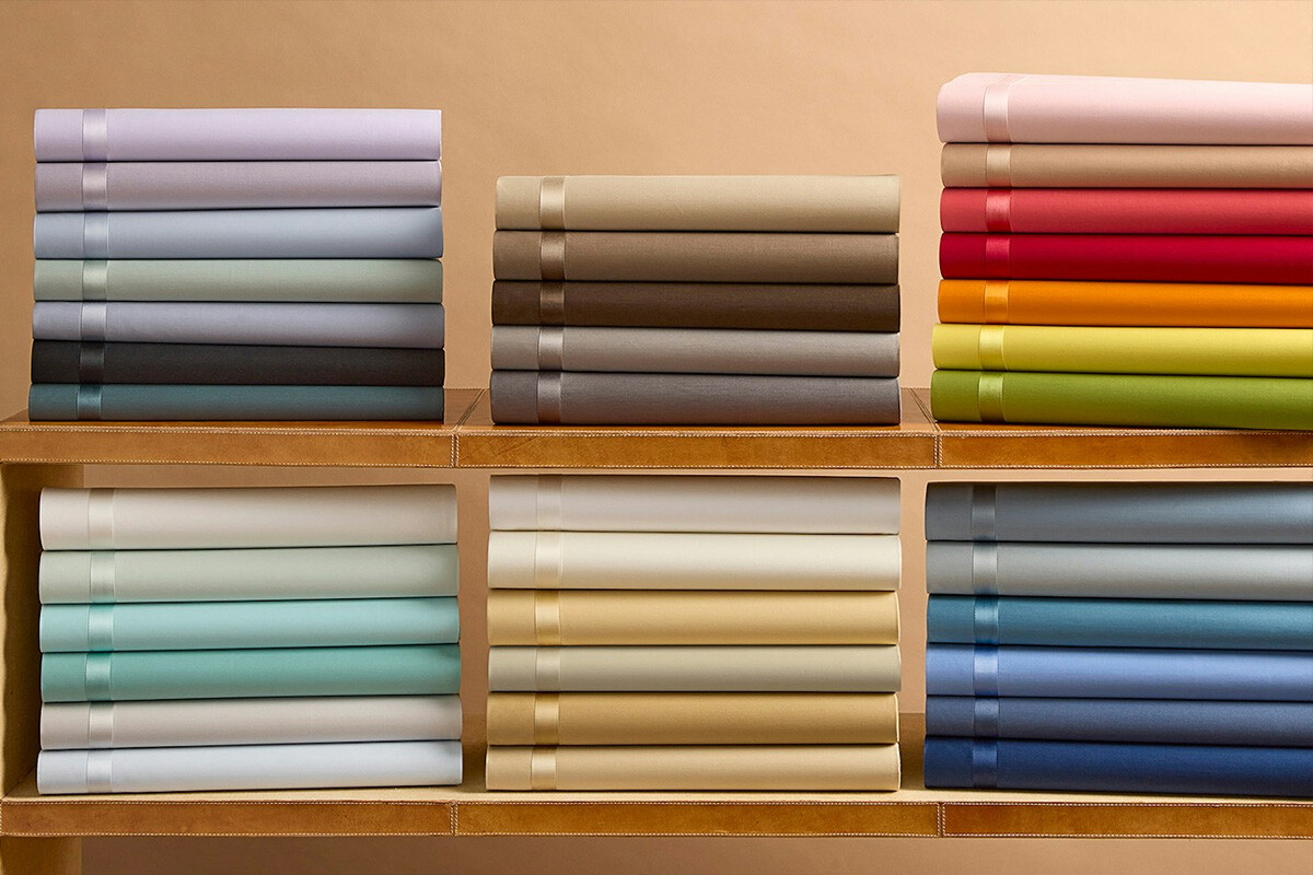 Matouk Nocturne Flat Sheet - Shop at Destry Darr Designs.